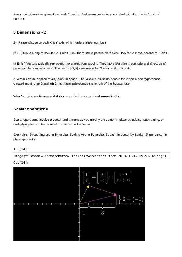 An Introduction Linear Algebra For Neural Networks And Deep Learning