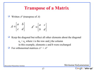 linear-algebra primer linear-algebra primer.ppt | Programming Languages | Computing