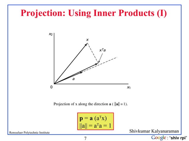 linear-algebra primer linear-algebra primer.ppt | Programming Languages | Computing