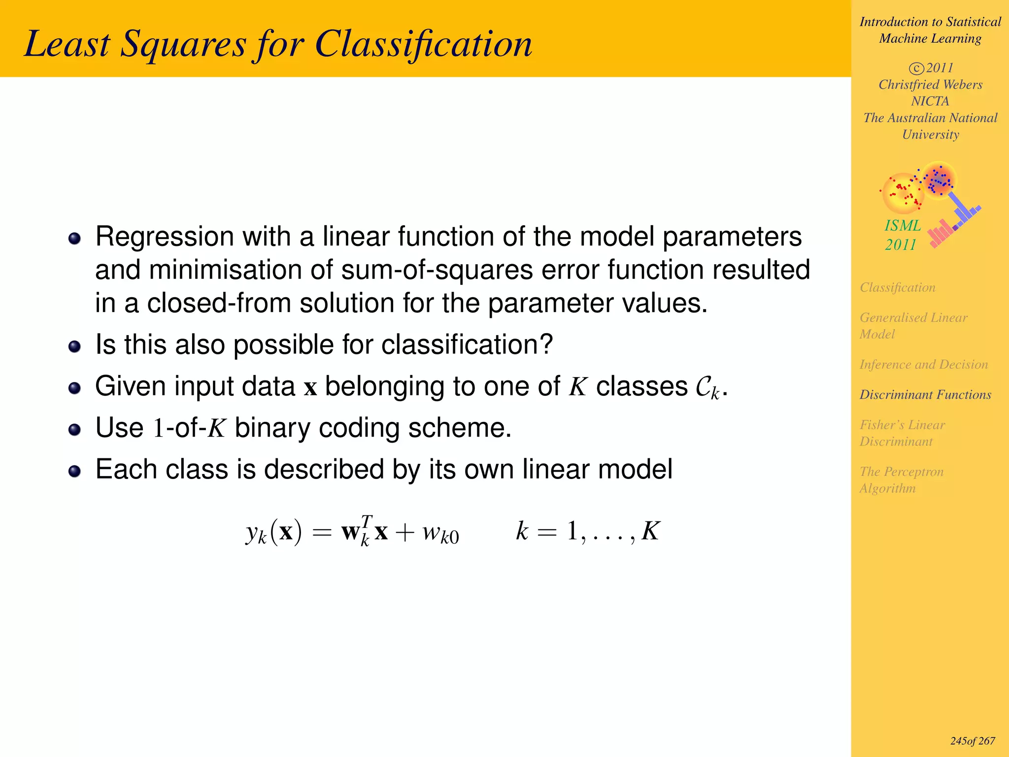linear classification | PDF