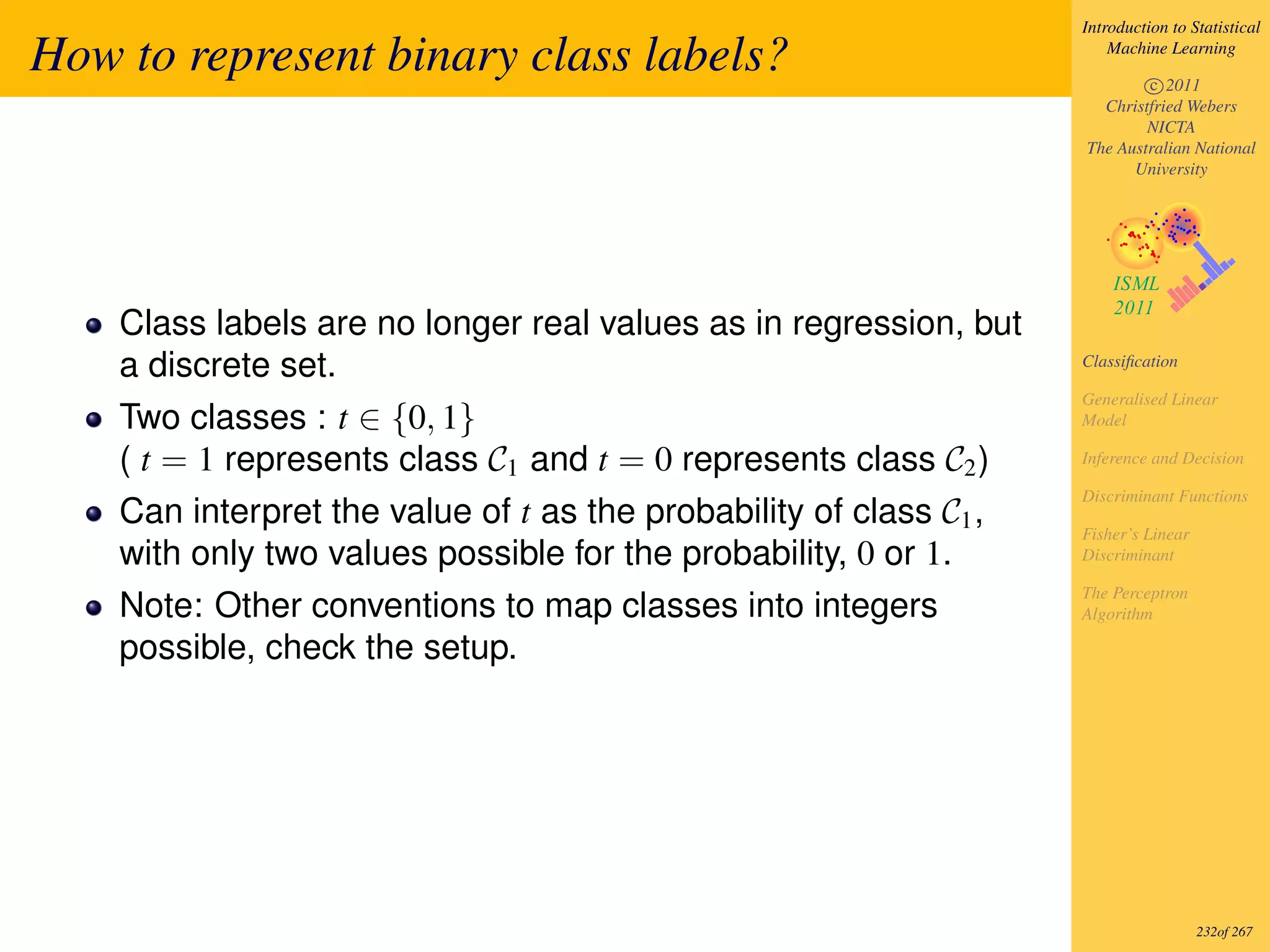 linear classification | PDF