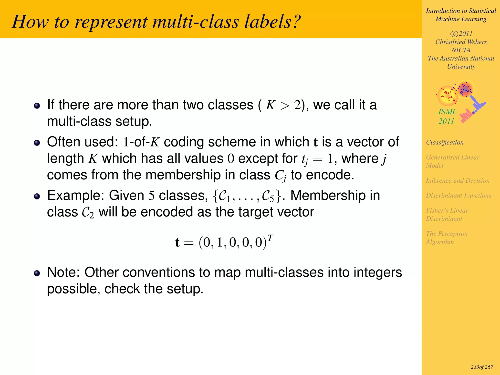 linear classification | PDF