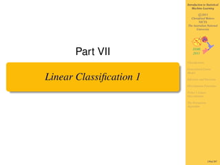 linear classification | PDF