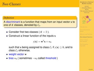 linear classification | PDF