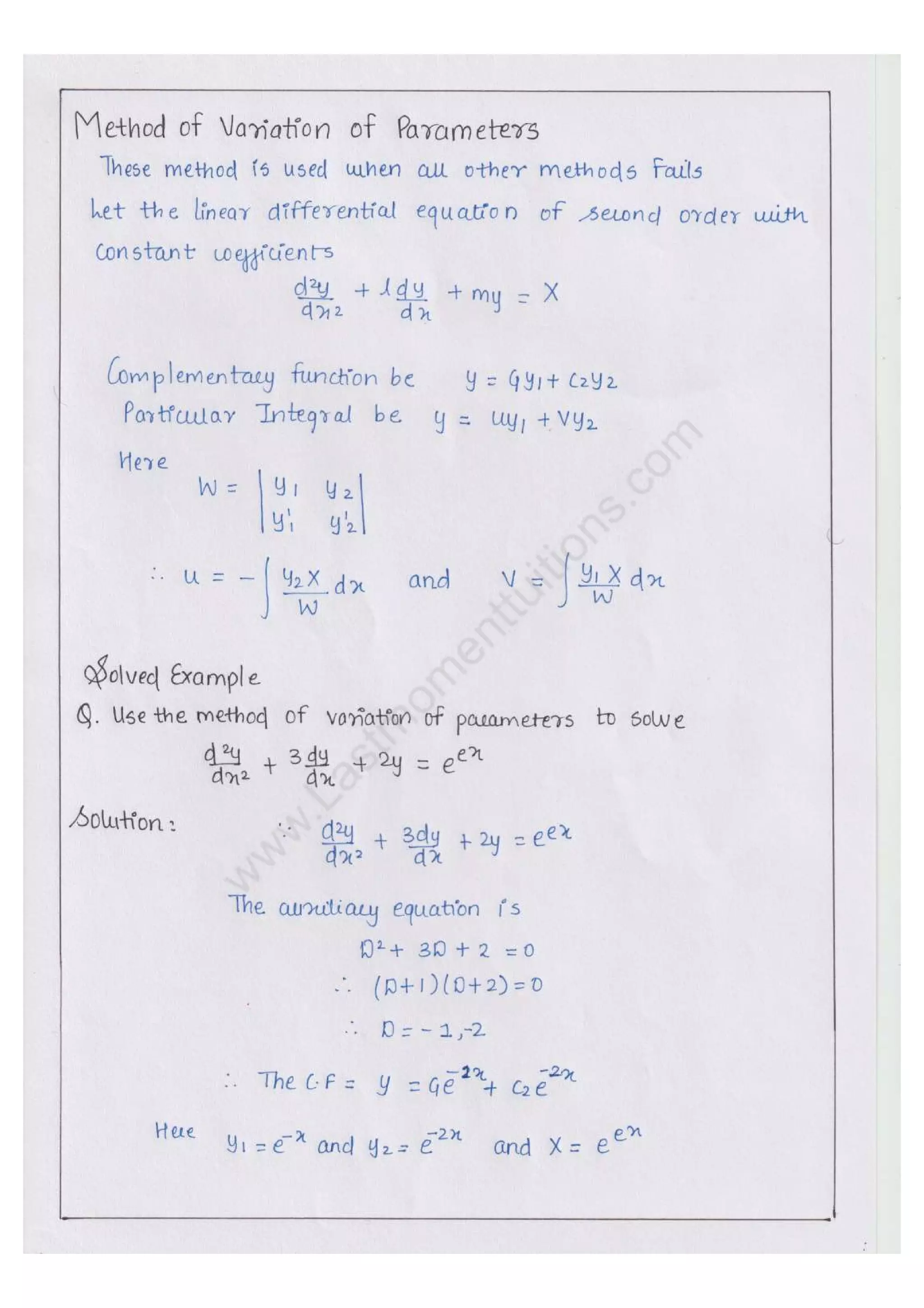 Linear Differential Equation Pdf 4618