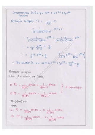 Linear differential-equation | PDF