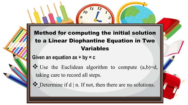Linear-Diophantine-Equations.pptx | Physics | Science