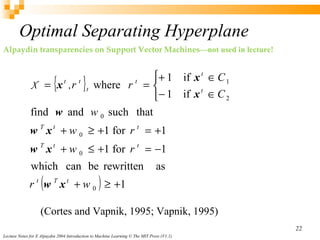 Linear Discrimination Centering on Support Vector Machines | PPT ...