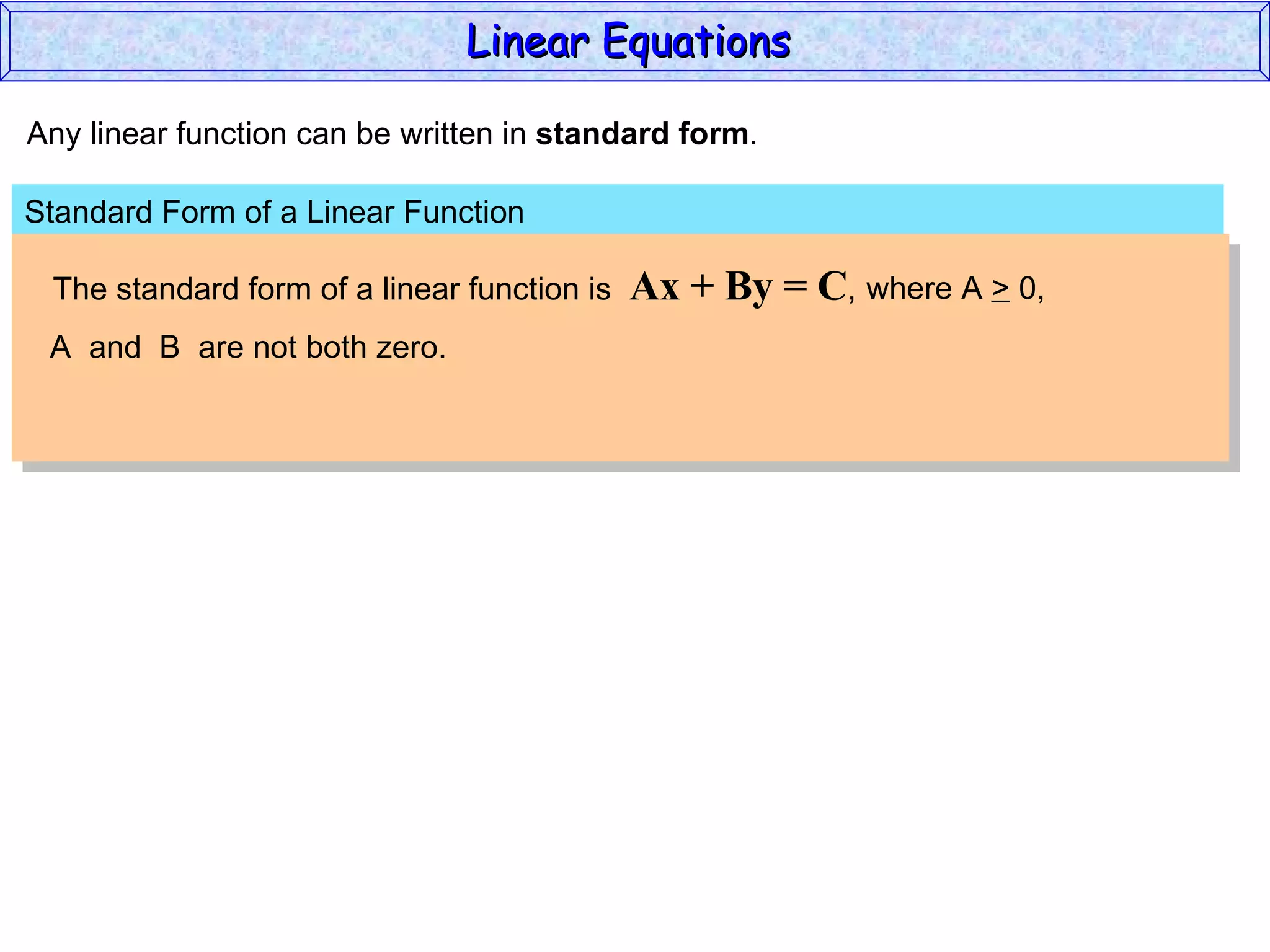 Linear Equations | PPT | Physics | Science