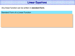 Linear Equations | PPT