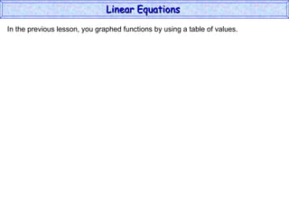 Linear Equations | PPT