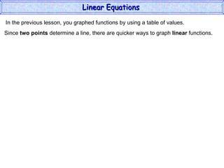 Linear Equations | PPT