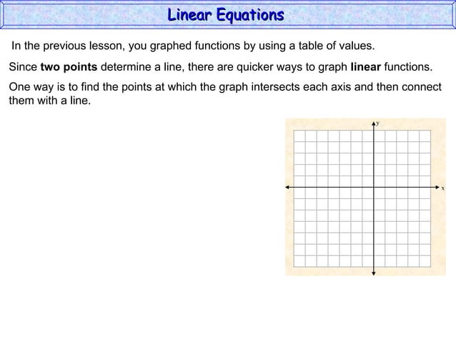 Linear Equations | PPT | Physics | Science