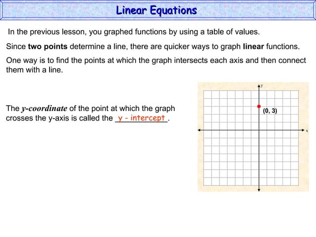 Linear Equations | PPT | Physics | Science