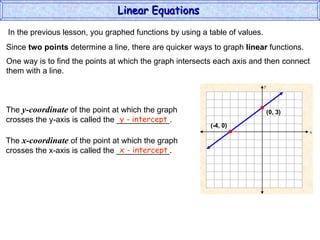Linear Equations | PPT