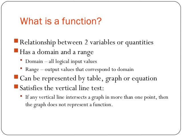 Linear functions and modeling