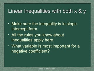 Linear Inequalities | PPT