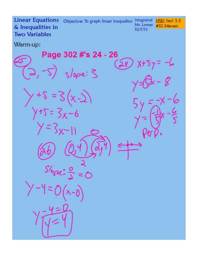 Linear Inequalities pdf Linear Inequalities pdf
