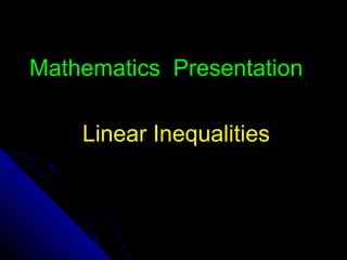 Linear Inequality slayerix | PPT