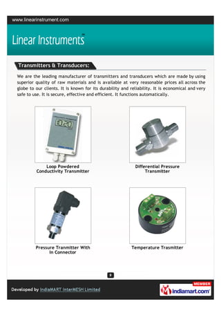 Linear Instruments, Chennai, Table Top PH Meter | PDF