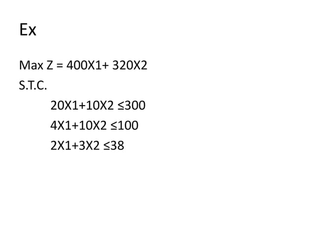 Linear programming | PPT