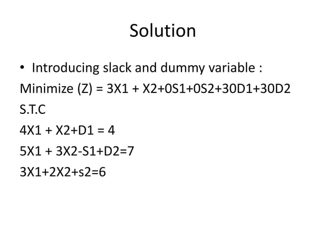 Linear programming | PPT