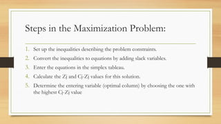 Linear-Programming-by-Simplex-Method.pptx | Computing | Technology & Computing