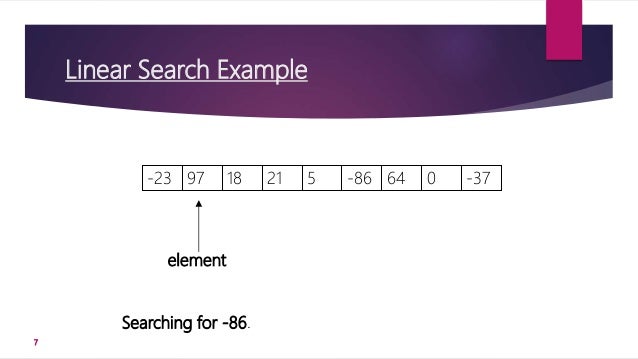 Linear search-and-binary-search