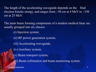 Linear Accelerators | PPTX