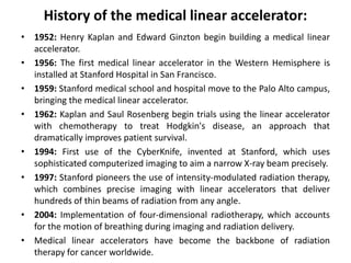 Linear accelerator vinay | PPTX