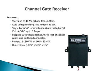 Linear AM3Plus 4 Portal Access Controller | PPT