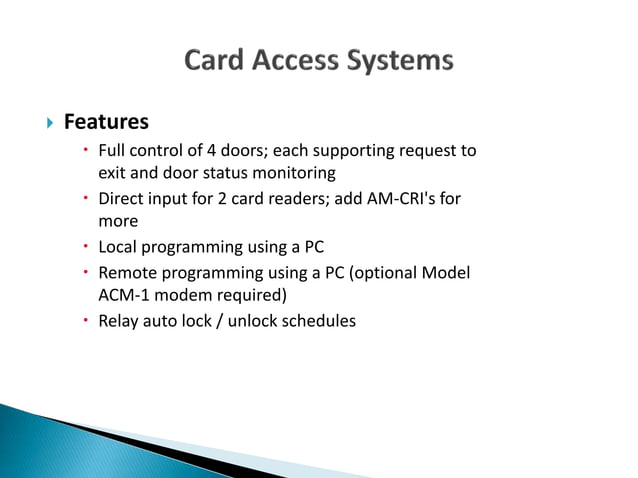 Linear AM3Plus 4 Portal Access Controller | PPT