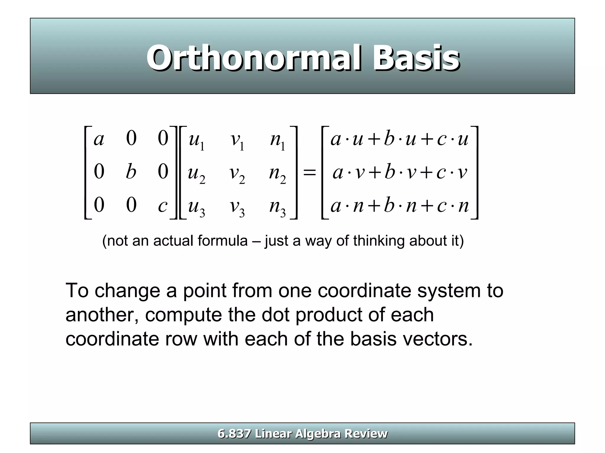 Linear Algebra | PPT