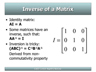 Linear Algebra | PPT