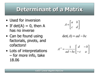 Linear Algebra | PPT
