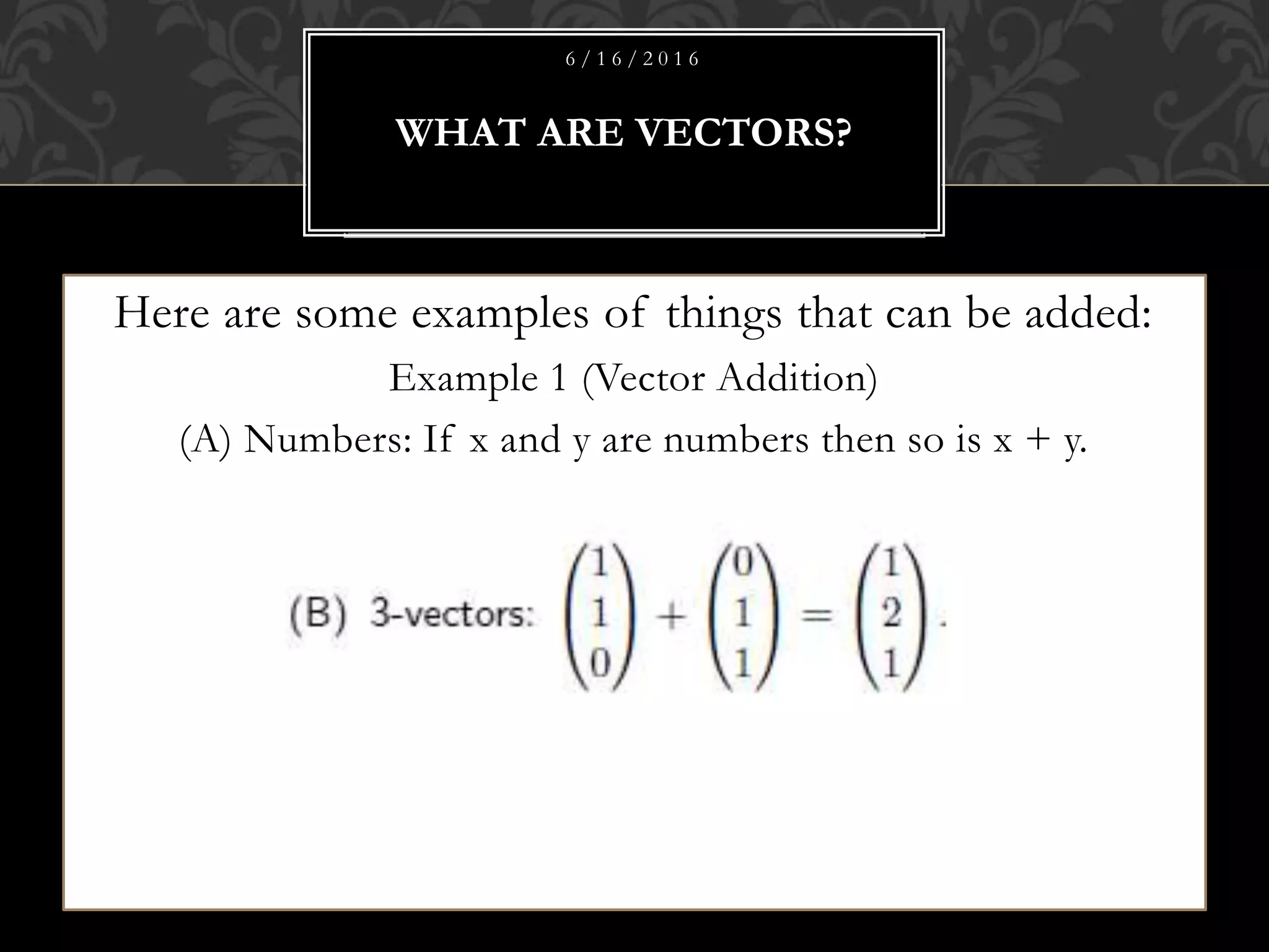 Linear algebra and Vector | PPT