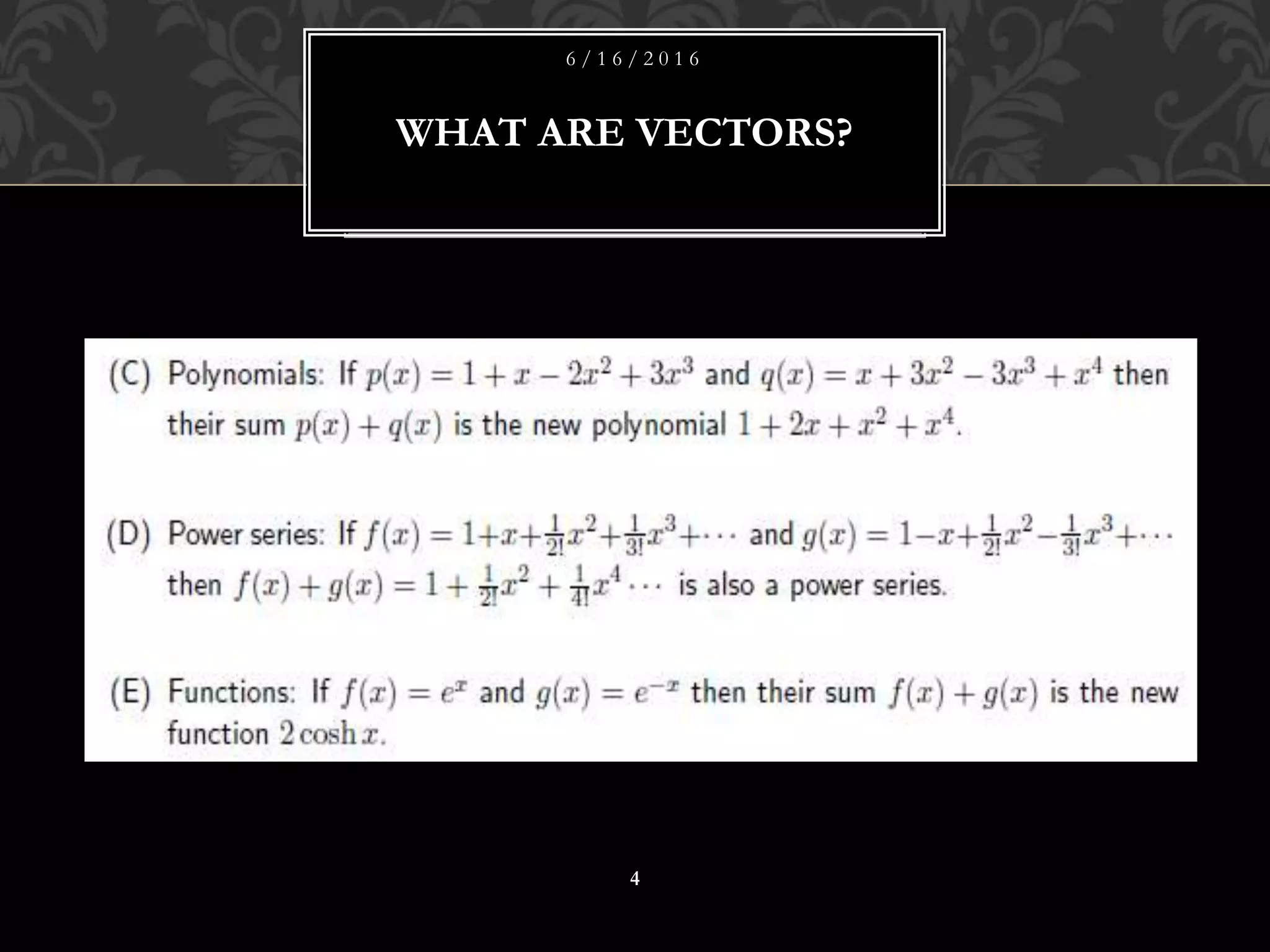 Linear algebra and Vector | PPT
