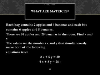Linear algebra and Vector | PPTX