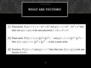 Linear algebra and Vector | PPT