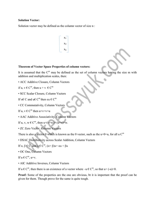 Linear Algebra and its use in finance: | PDF | Physics | Science