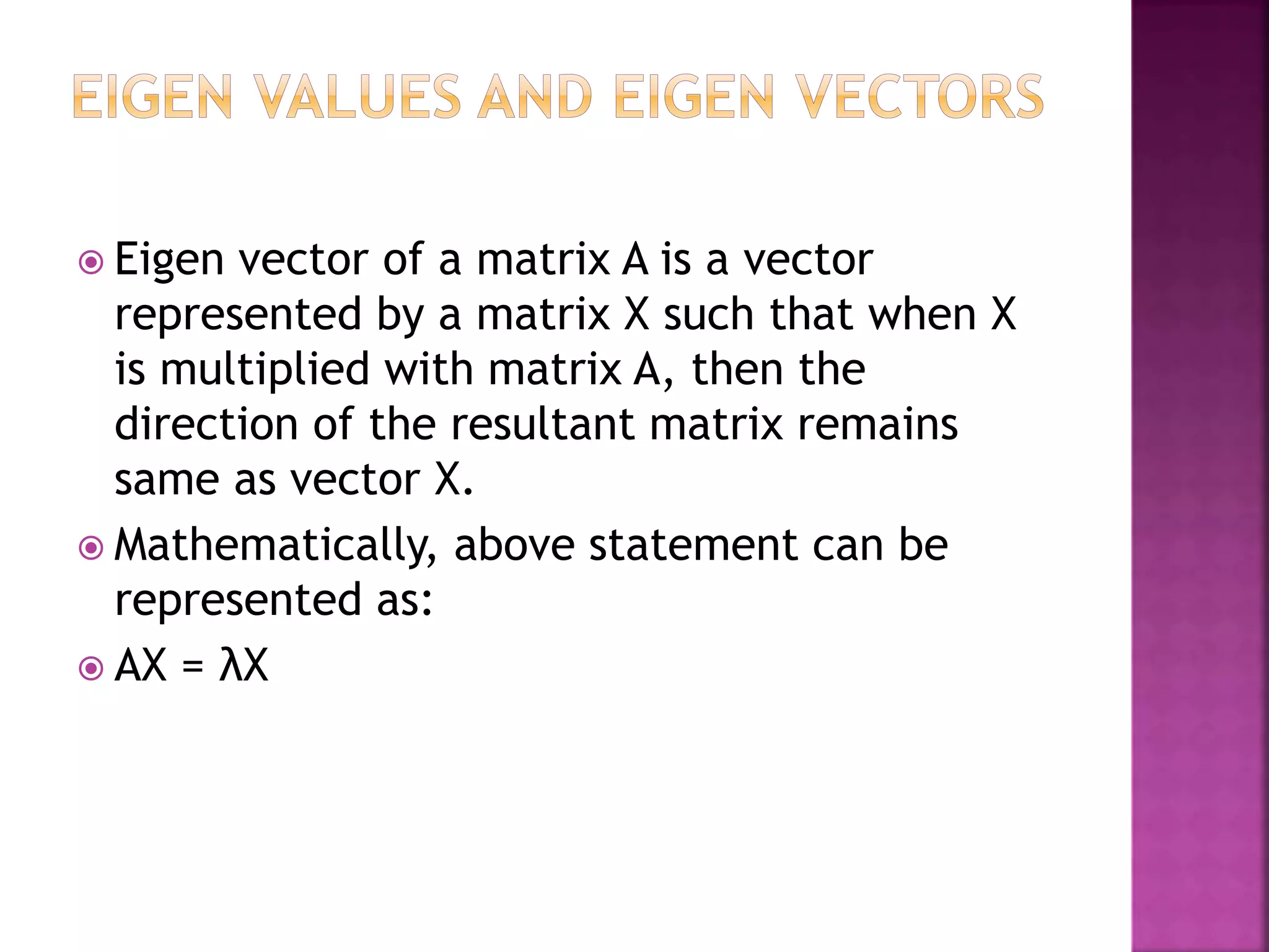 Linear algebra | PPTX