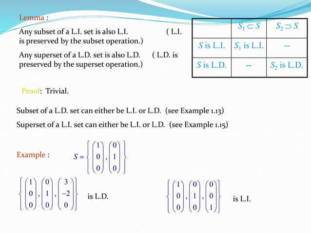 Linear algebra | PPT