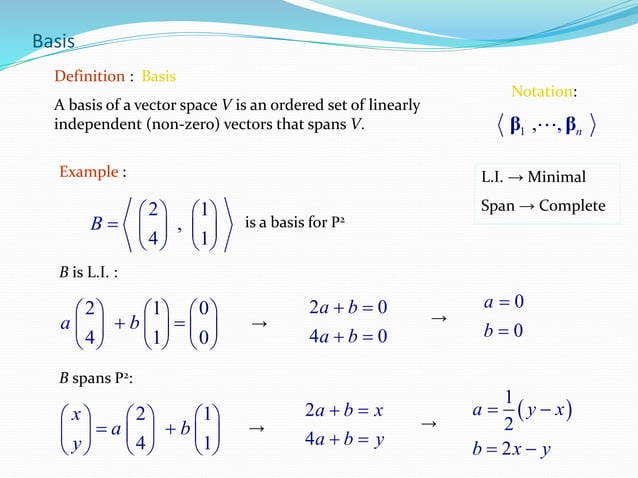 Linear algebra | PPT