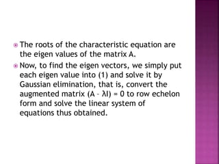 Linear algebra | PPTX