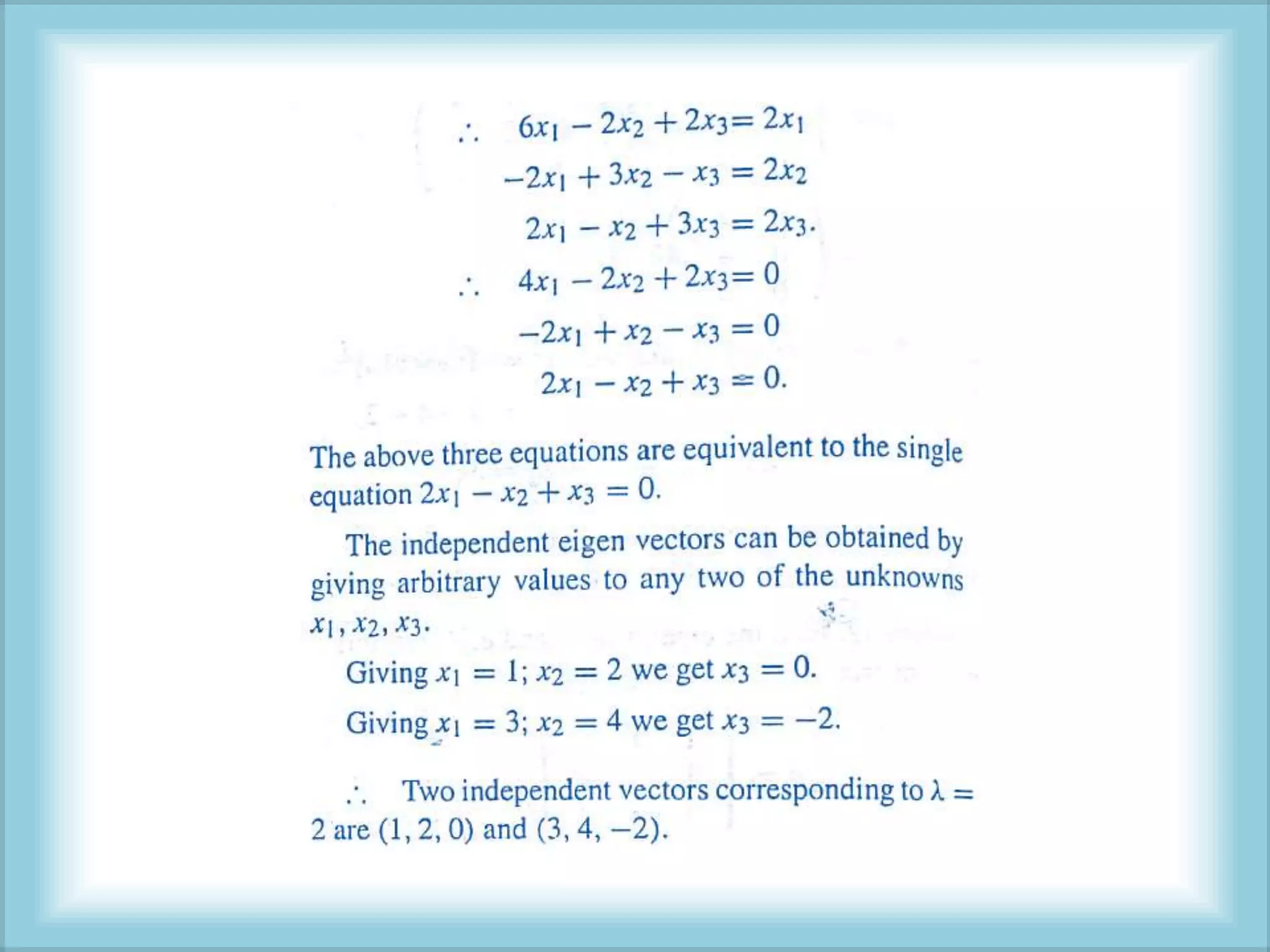Linear algebra | PPT