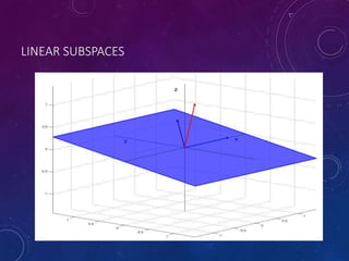 LINEAR ALGEBRA, WITH OPTIMIZATION | PPTX