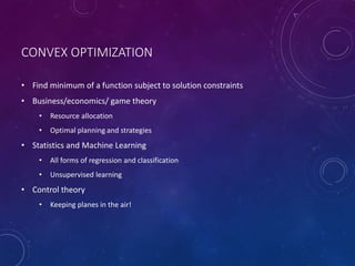 LINEAR ALGEBRA, WITH OPTIMIZATION | PPTX