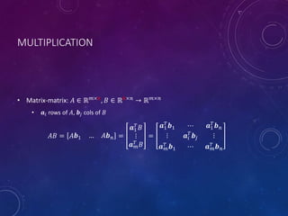LINEAR ALGEBRA, WITH OPTIMIZATION | PPTX
