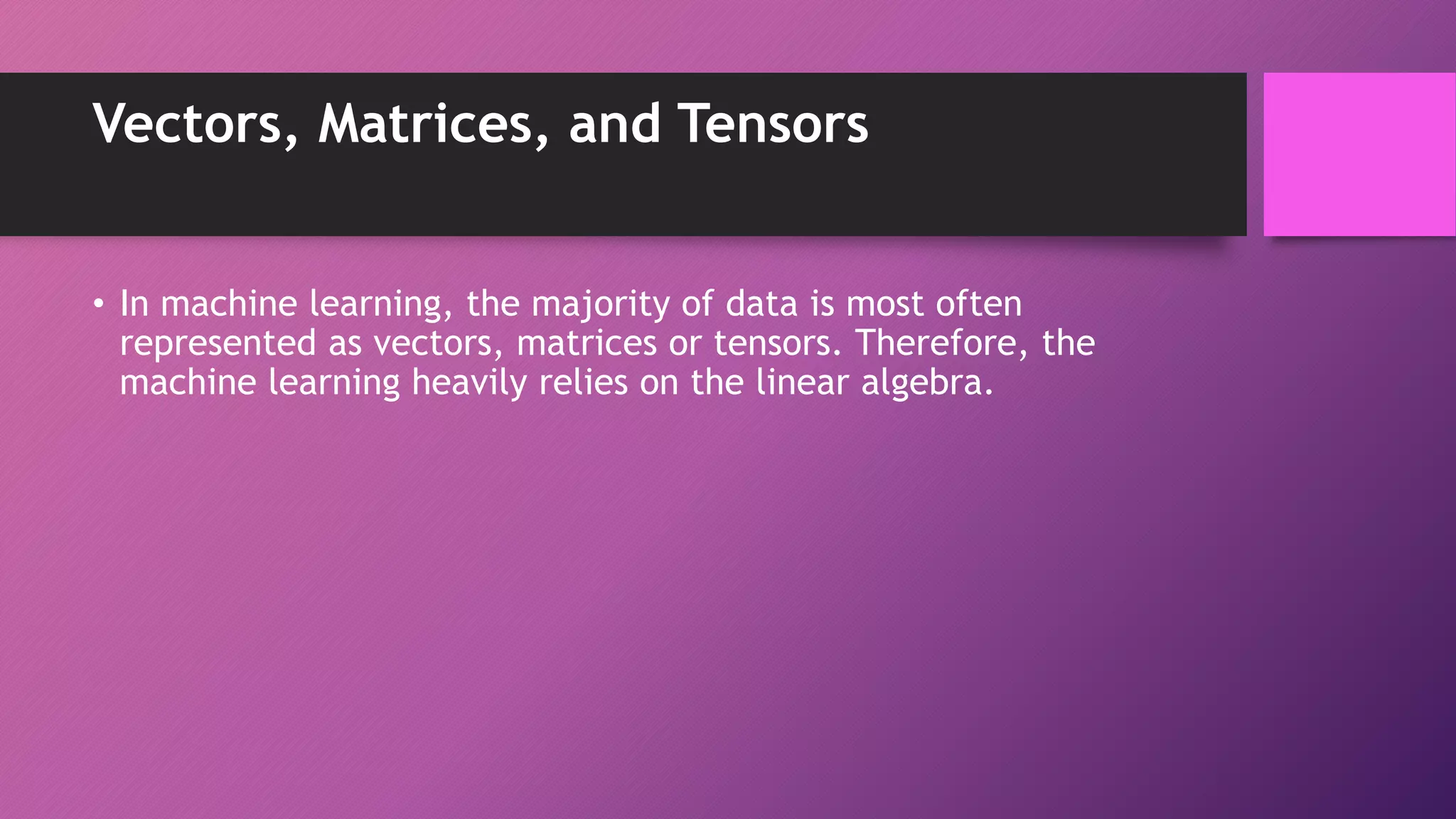 Linear algebra | PPTX
