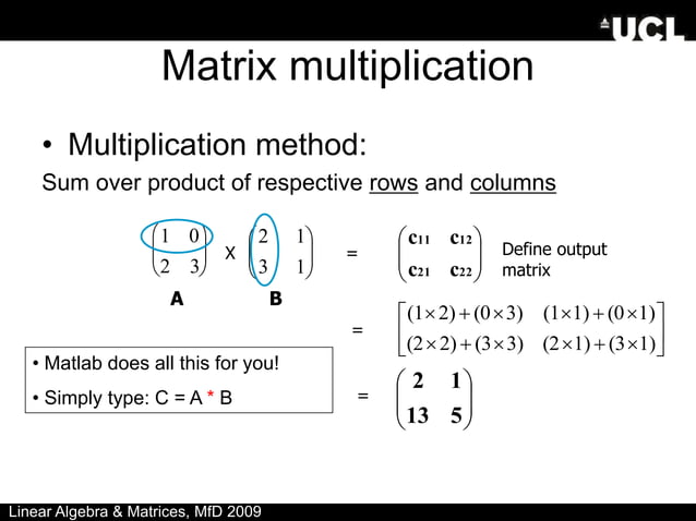 LinearAlgebra.ppt | Free Download